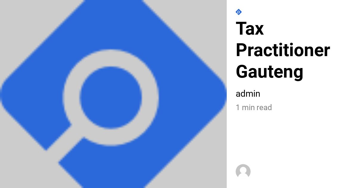 Tax Practitioner Gauteng - Female Entrepreneur SA